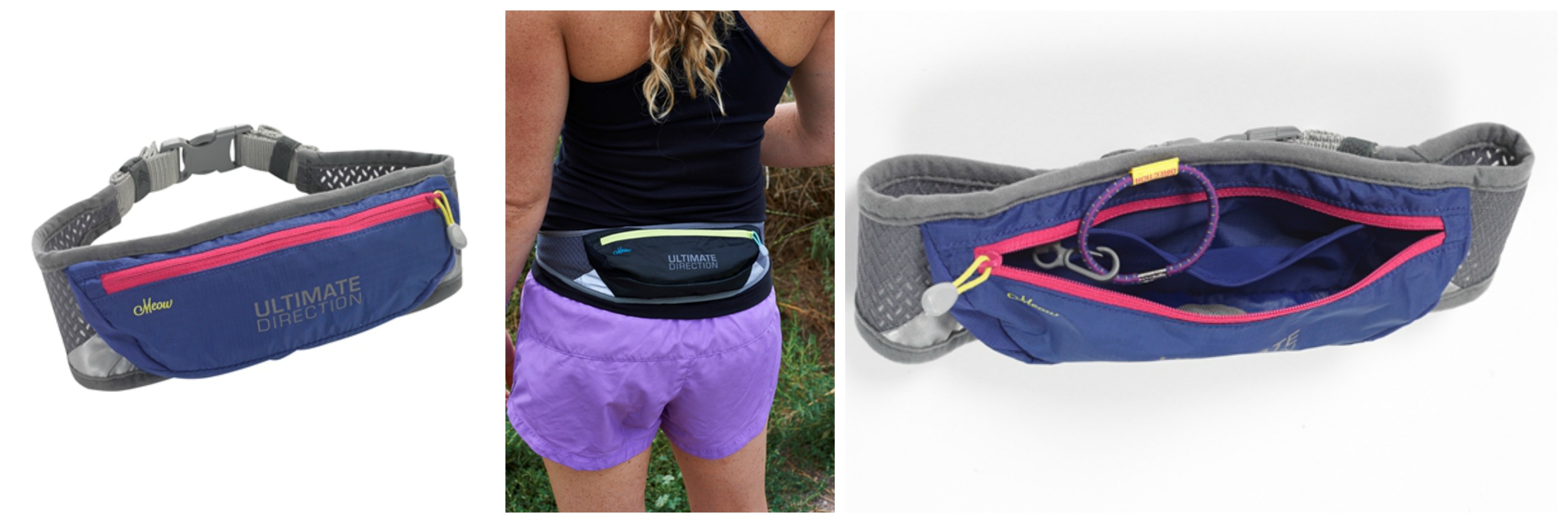Ultimate Direction Meow waist belt on runladylike.com - rUnladylike